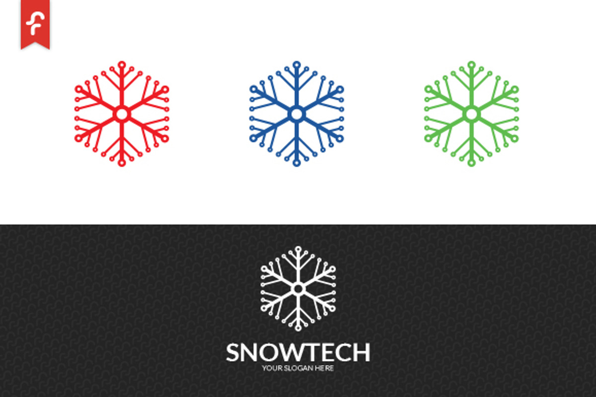 Snow Tech Logo, a Branding & Logo Template by ft.studio