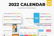 2022 Calendar Google Slides Diagrams