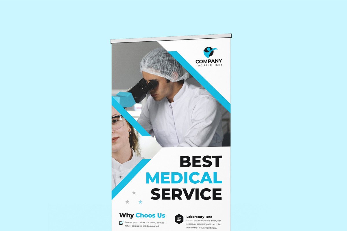 Medical Clinic Roll Up Banner