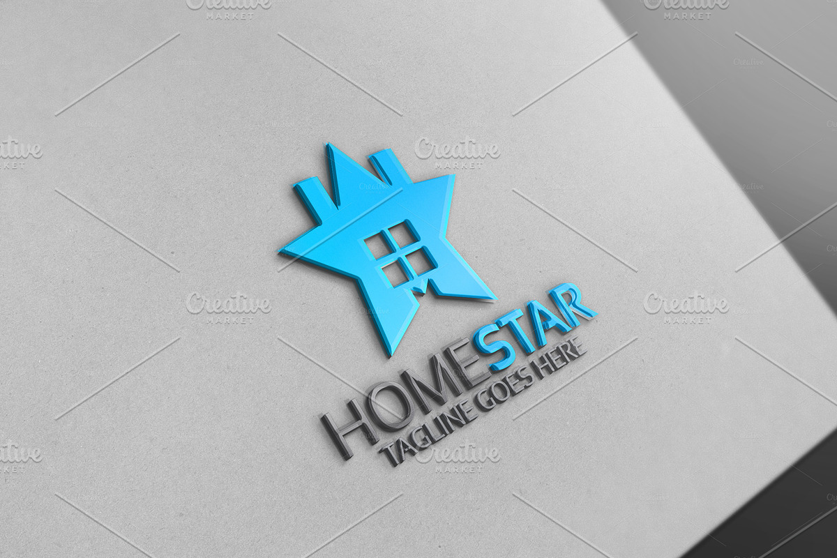Home Star Logo, a Branding & Logo Template by Josuf Media