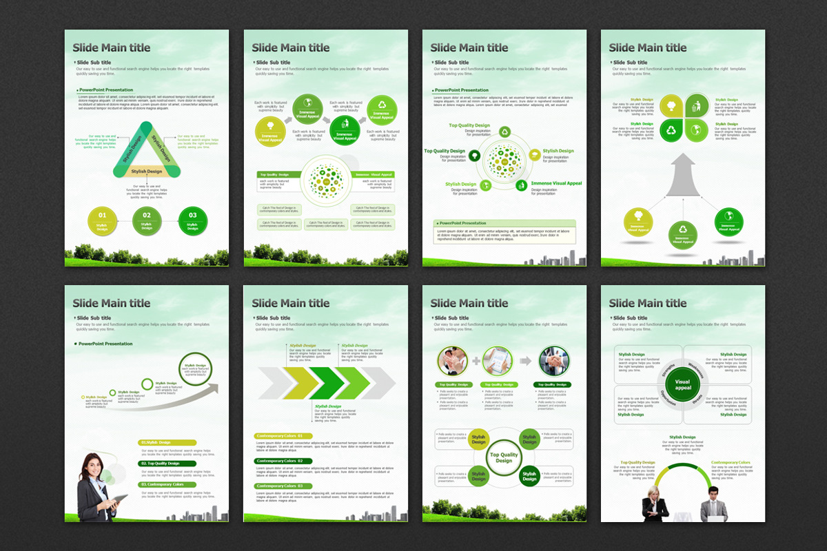Eco Business Template Vertical, a Presentation Template by GoodPello