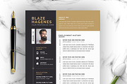 One Page Resume Template, a Resume Template by ResumeInventor ...
