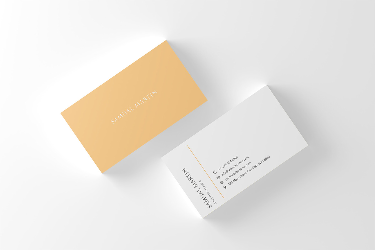 Beautiful Simple Classy Card, a Business Card Template by Creative Designs