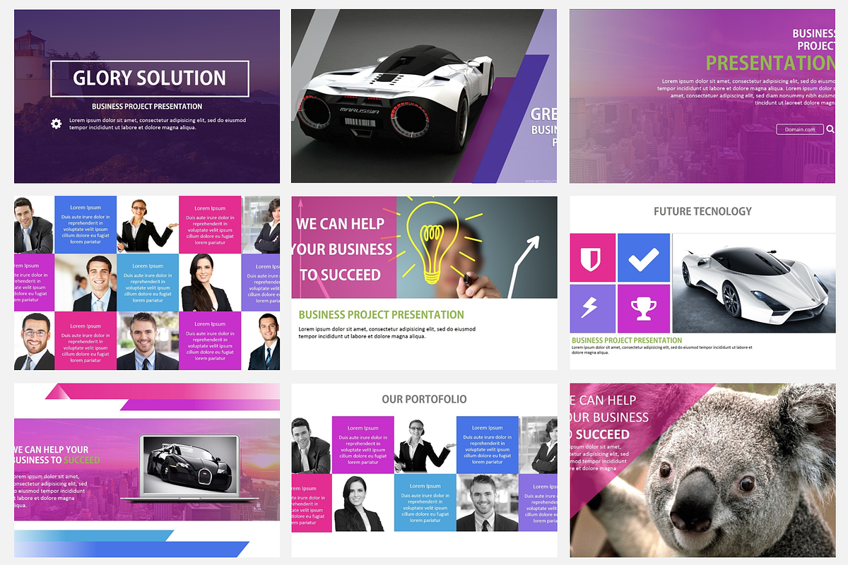 GLORY - Powerpoint Templates, a Presentation Template by SlideFusion