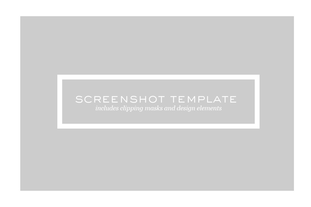 PSD | Creative Screenshot Templates, a Presentation Template by THE ...