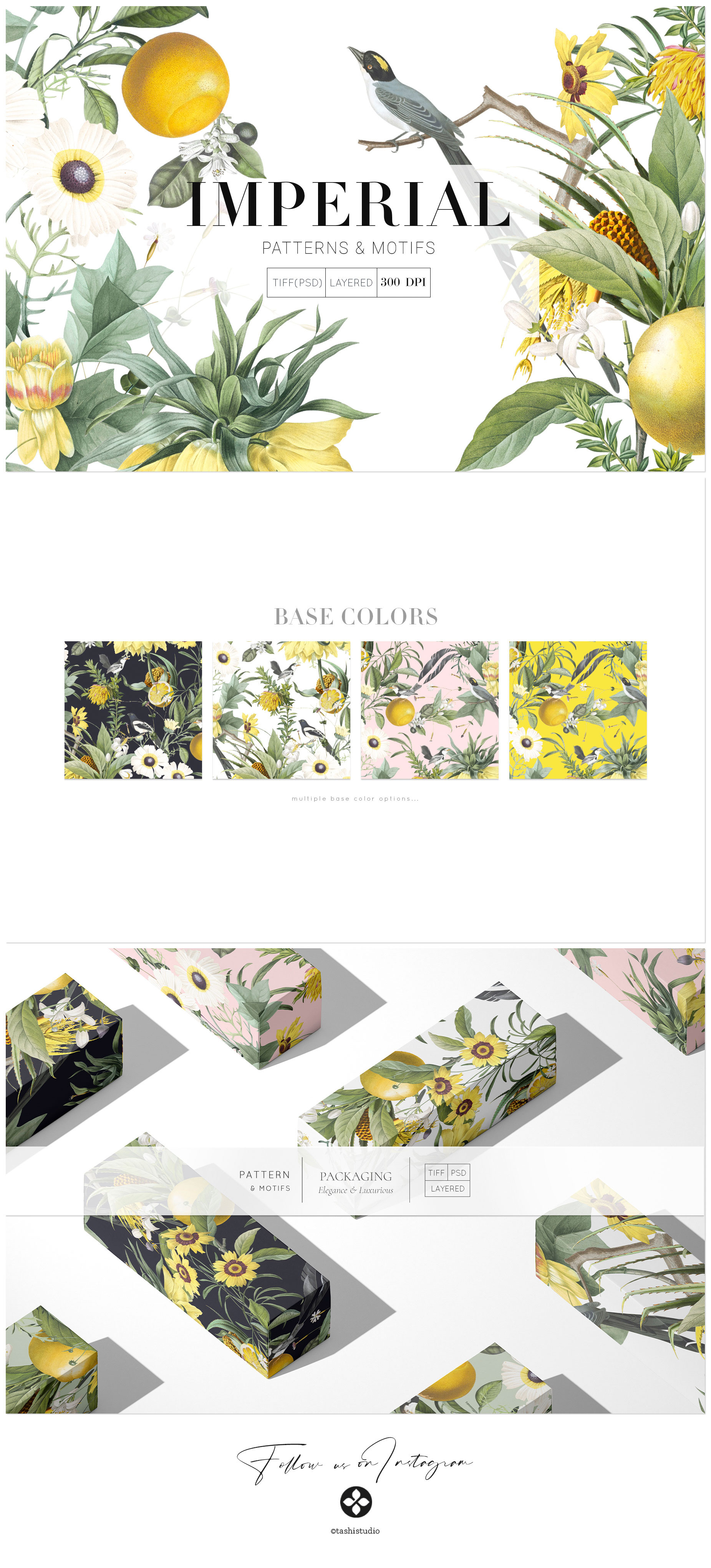 Imperial, exquisite Pattern & Motifs, a Pattern Graphic by Pink Linen ...