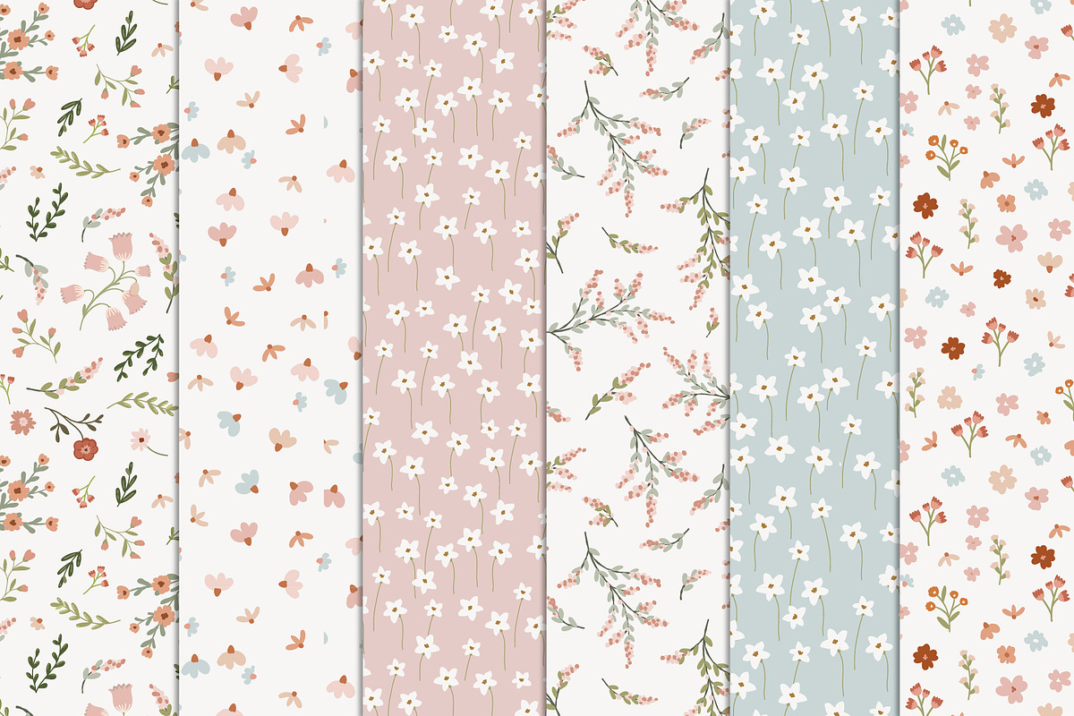 Spring Eternal seamless pattern pack, a Graphic by Cozy pattern shop