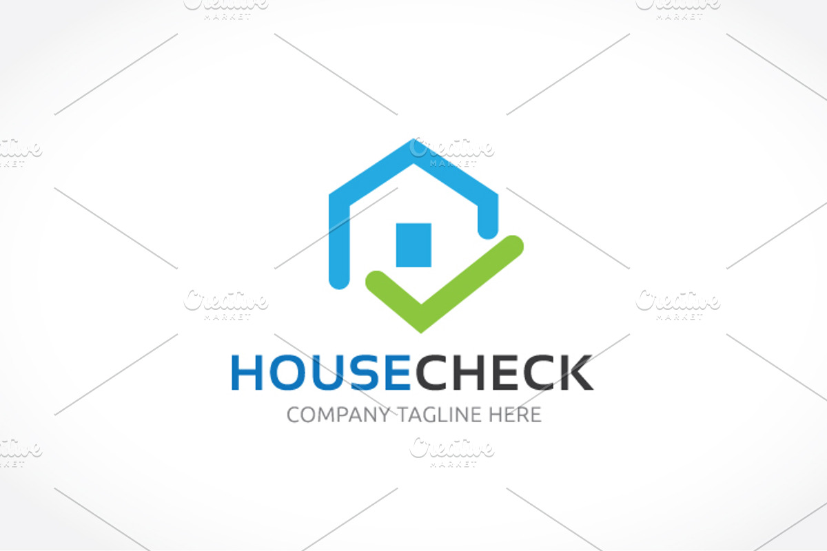 House Check, a Branding & Logo Template by Vectorwins Premium Shop