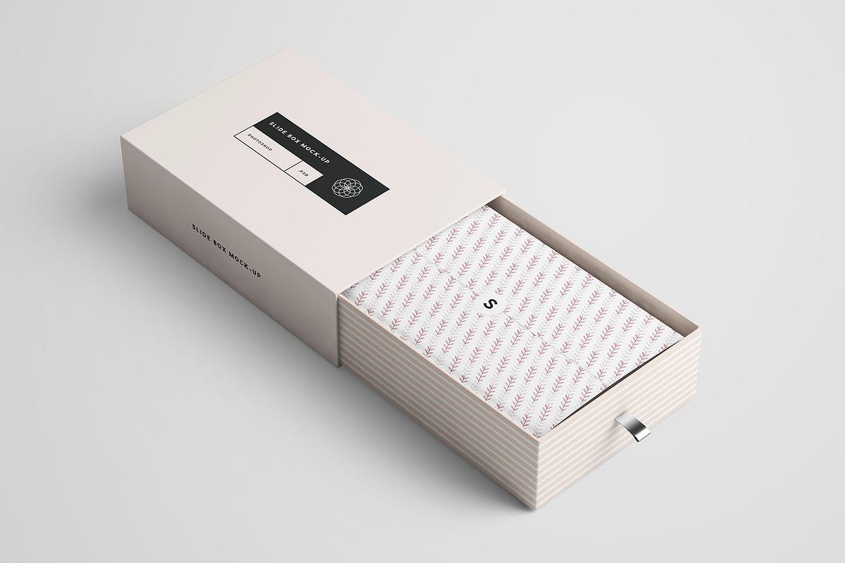 Rectangle Slide Box Mockup, a Packaging Mockup by Graphic Pear