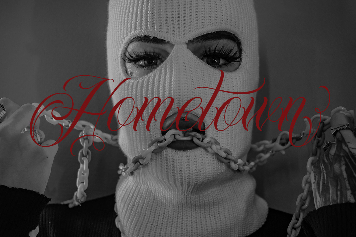 Fearless | Tattoo Font, a Script Font by Muntab_Art