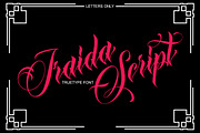 Iraida Script, a Script Font by Mister Chek