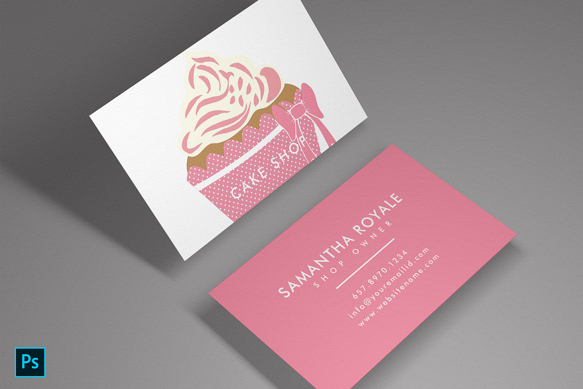 Cake sweet shop beautiful card, a Business Card Template by Creative ...
