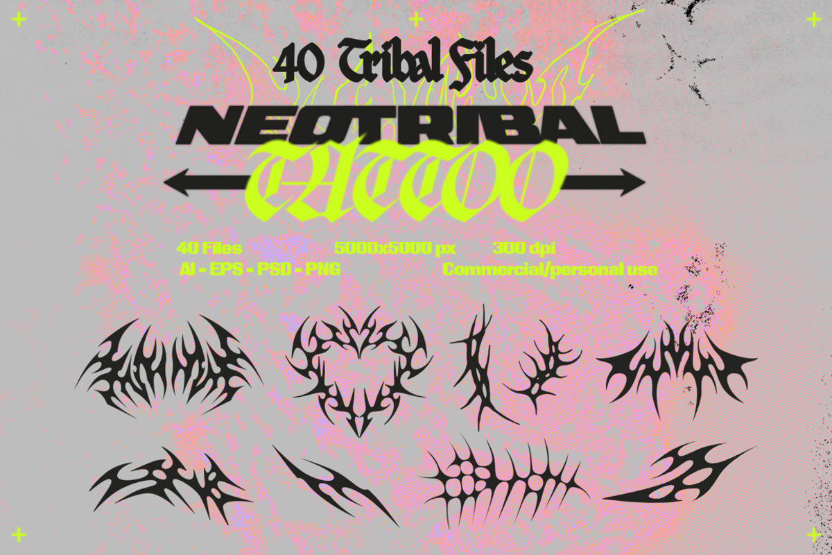 Neo Tribal Tattoo, a Decorative Illustration by HYPER HIROⓇ