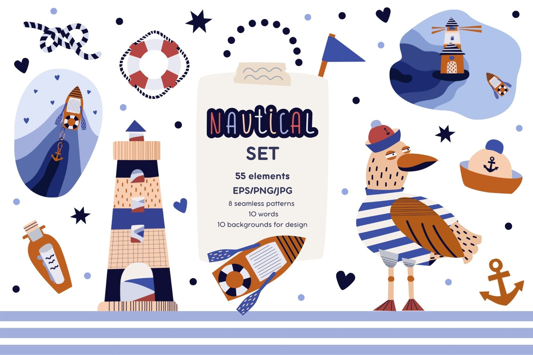 VECTOR NAUTICAL CLIPARTS SET