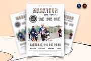 Marathon Event Flyer, a Flyer Template by 3djagan