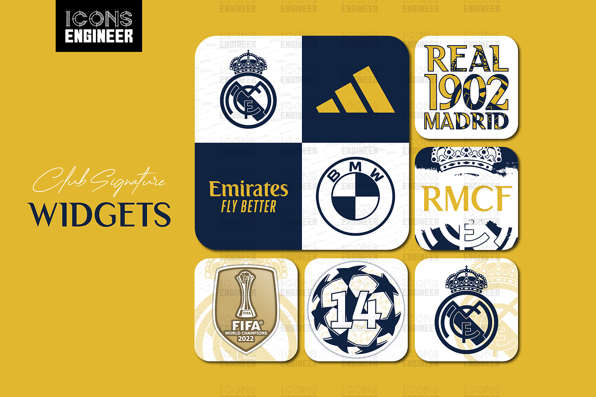 Real Madrid 23/24 Theme Pack | Home, an Icon by IconsEngineer