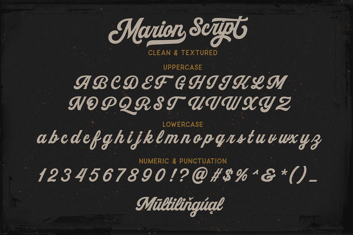 Marion 5 Font, a Script Font by Secondivison Supply