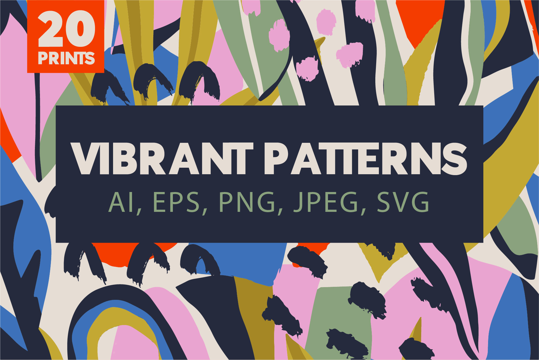 Vibrant Seamless Patterns, a Pattern Graphic by AnnArt