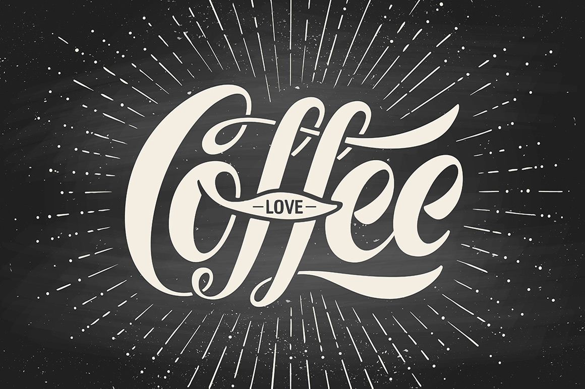 Hand-drawn lettering Coffee, a Decorative Illustration by Foxys Graphic