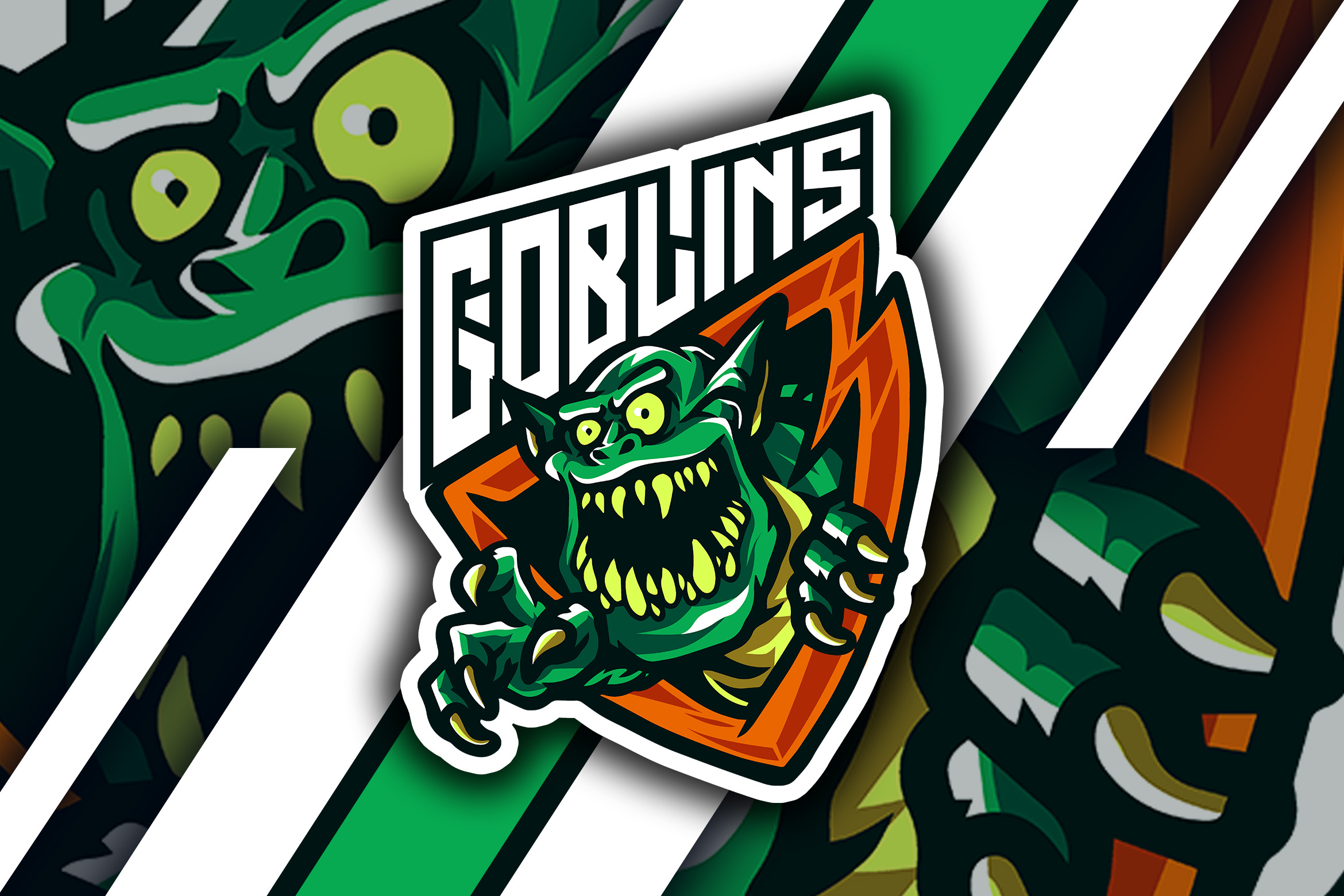 goblins - Mascot & Logo Esport, a Branding & Logo Template by AQR Studio