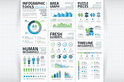 Infographic Business Vector Elements, a Work Illustration by ...