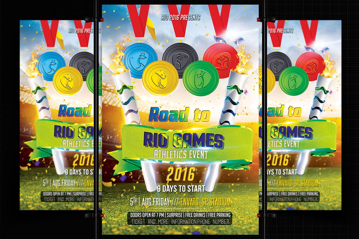 Olympic Flyer, a Flyer Template by Basez Flyers