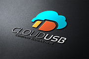 Cloud Usb Logo, a Branding & Logo Template by essegraphic