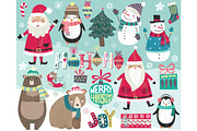 Cute Christmas Digital Collections | Illustrations ~ Creative Market