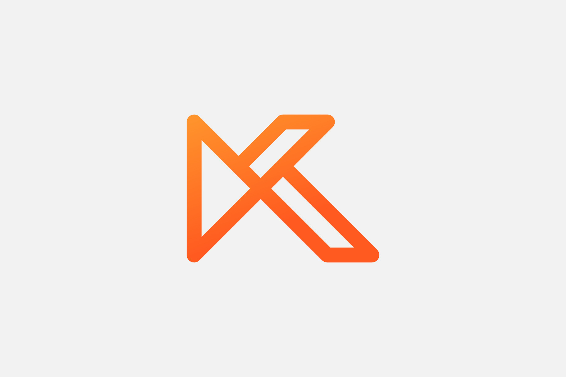 Letter K Play Button Logo, a Branding & Logo Template by kurostd