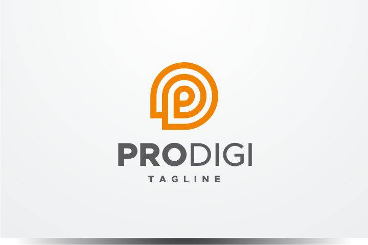 ProDigi - Letter P Logo | Branding & Logo Templates ~ Creative Market