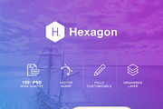 Hexagon Mobile UI Kit, an UI Kit Template by hoangpts