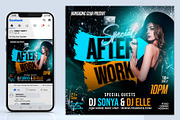 Dj Party Flyer Template, a Flyer Template by AbcStudio