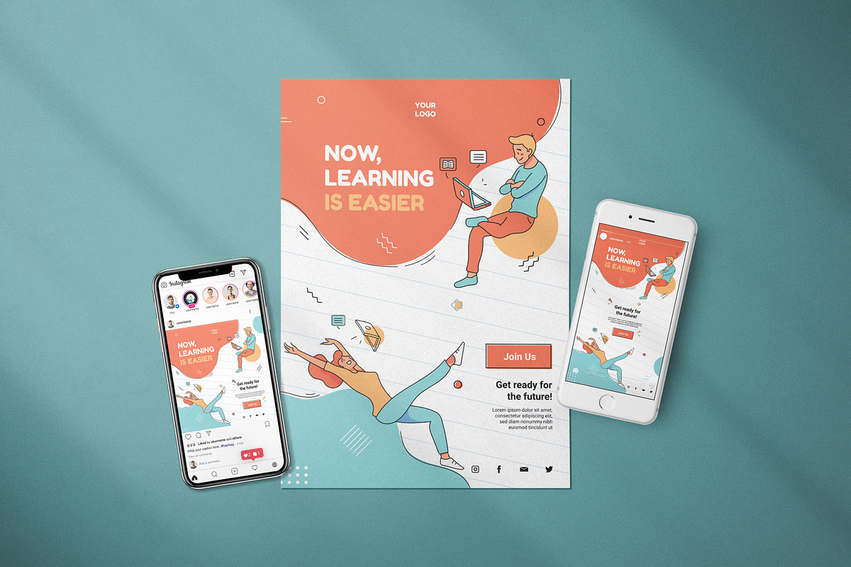 Online Course - Flyer Media Kit, a Flyer Template by SlideFactory ...
