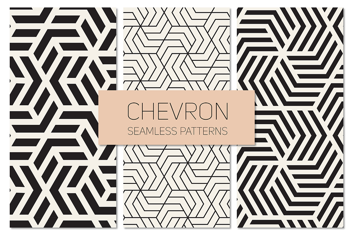 Chevron Seamless Patterns. Set 4, a Pattern Graphic by Curly_Pat
