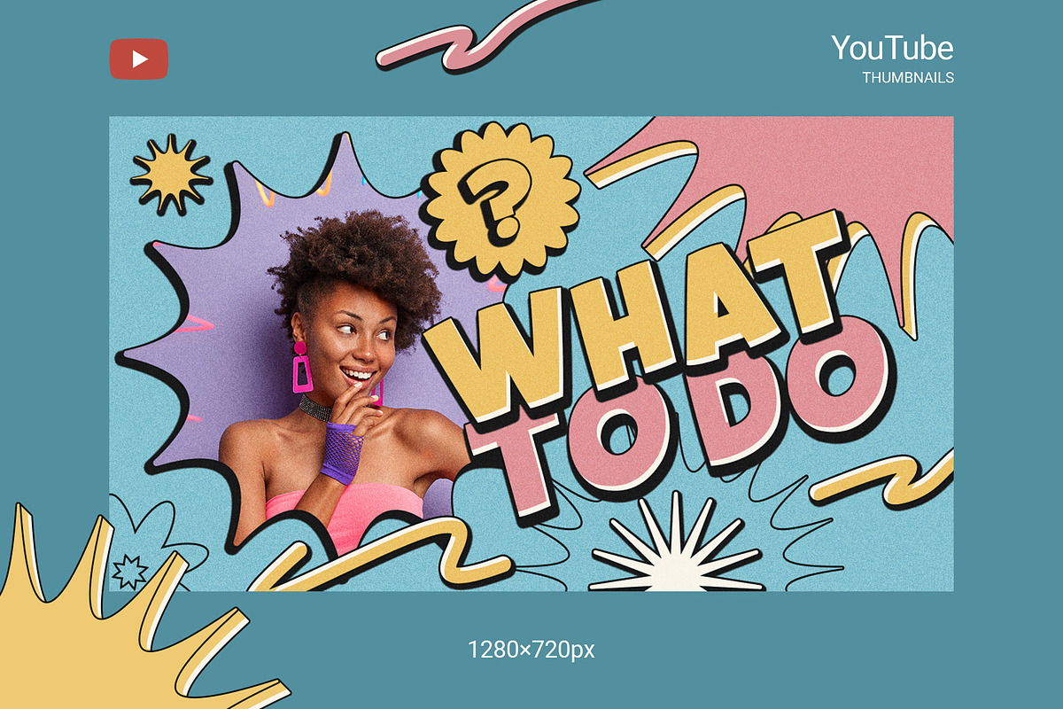 90's Style YouTube Thumbnails, a Social Media Template by Andrew Skoch ...