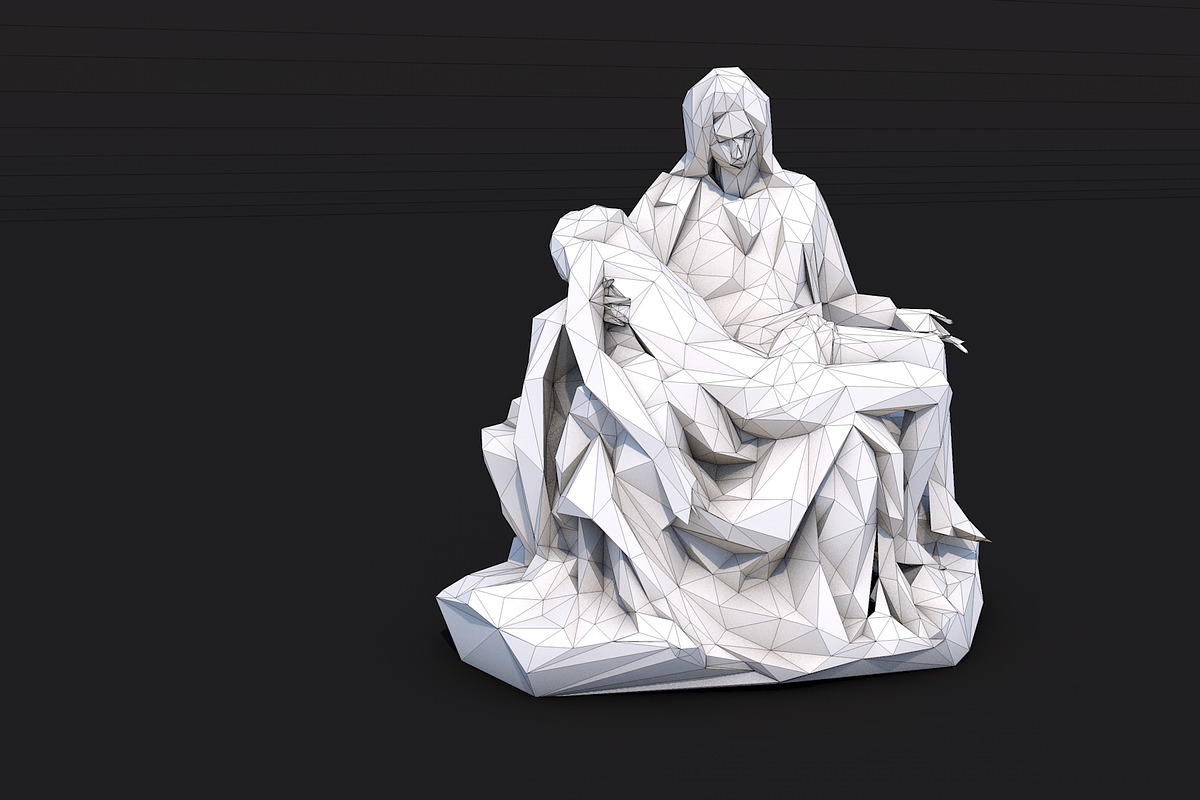 12 Famous Sculptures World Landmark, an Architecture 3D Model by ...
