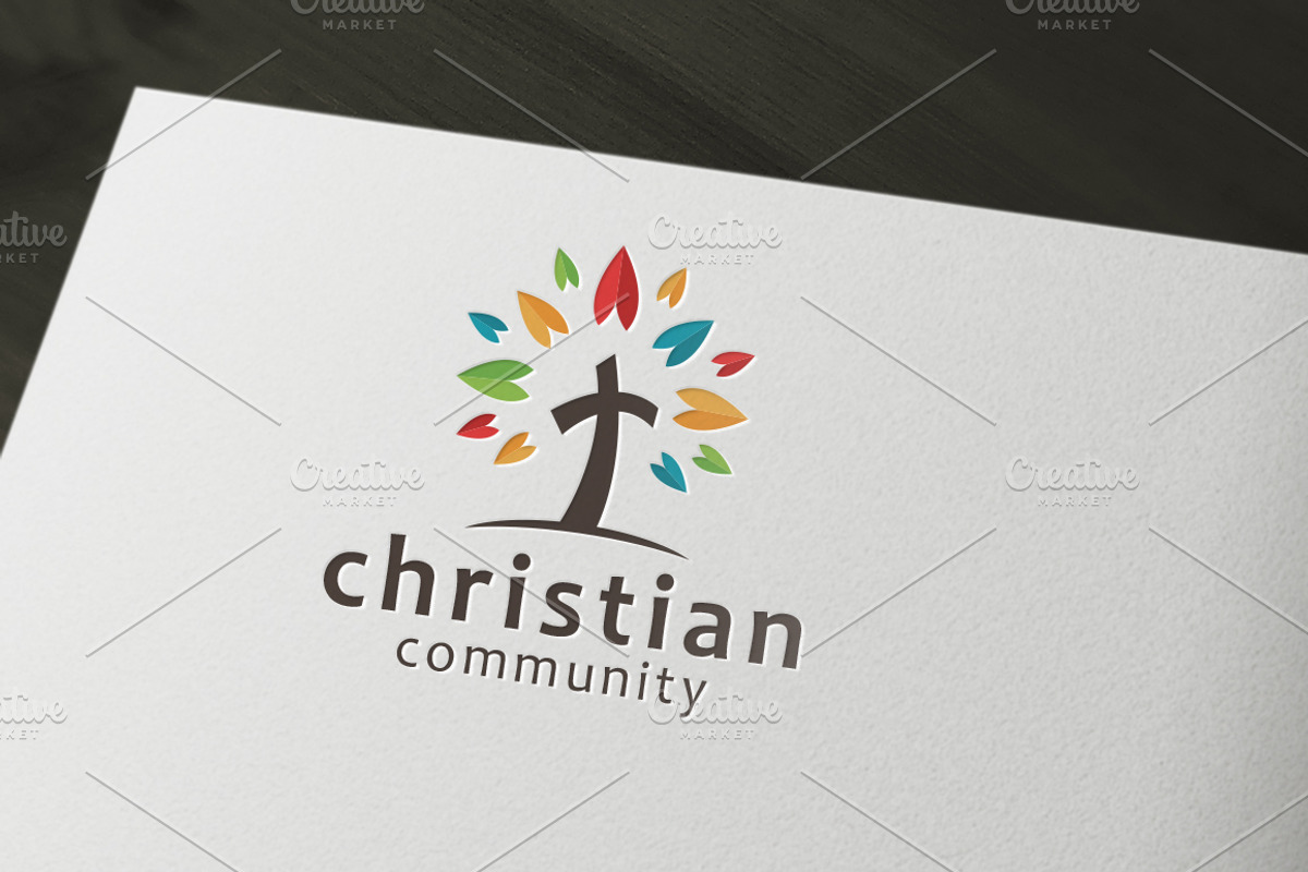 Church Community Logo, a Branding & Logo Template by NasirGrfx