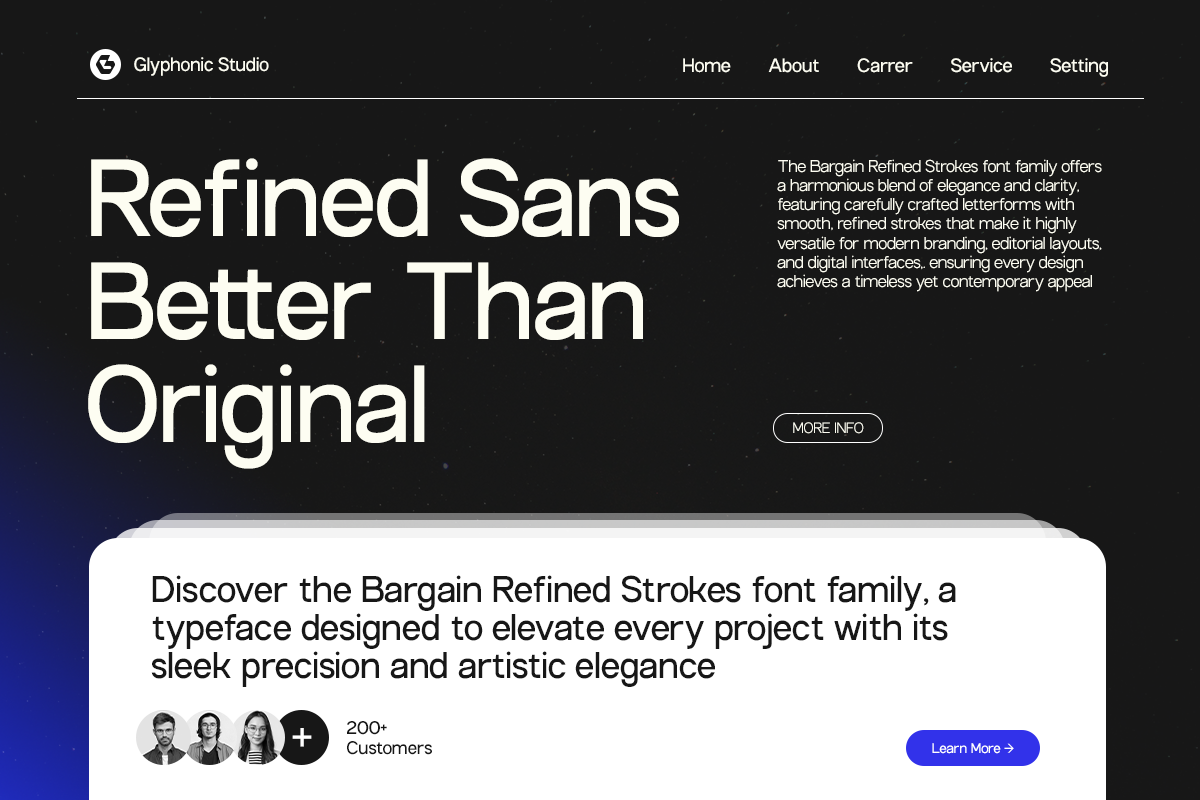 GC Bargain – Modern Sans Family, a Sans Serif Font by Glyphonic