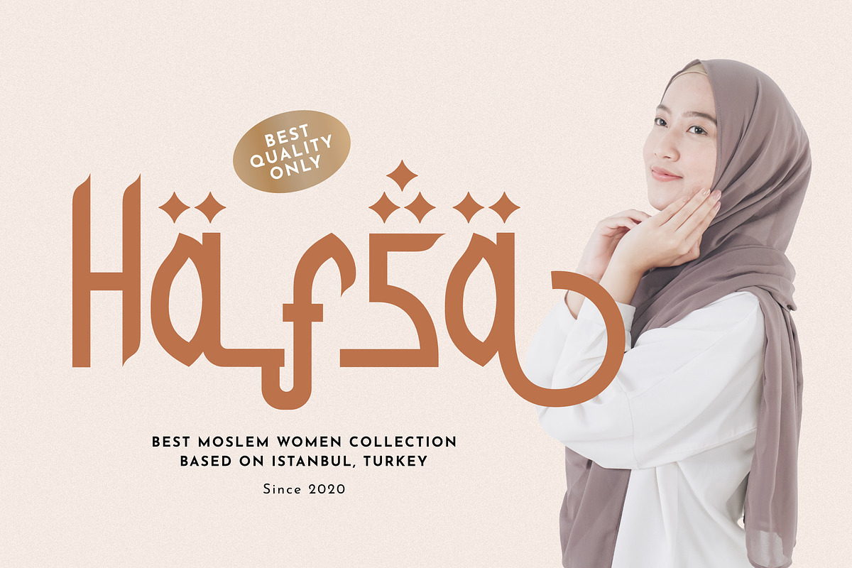 Al Ghani - Arabic Display Font, a Font by Runsell Studio