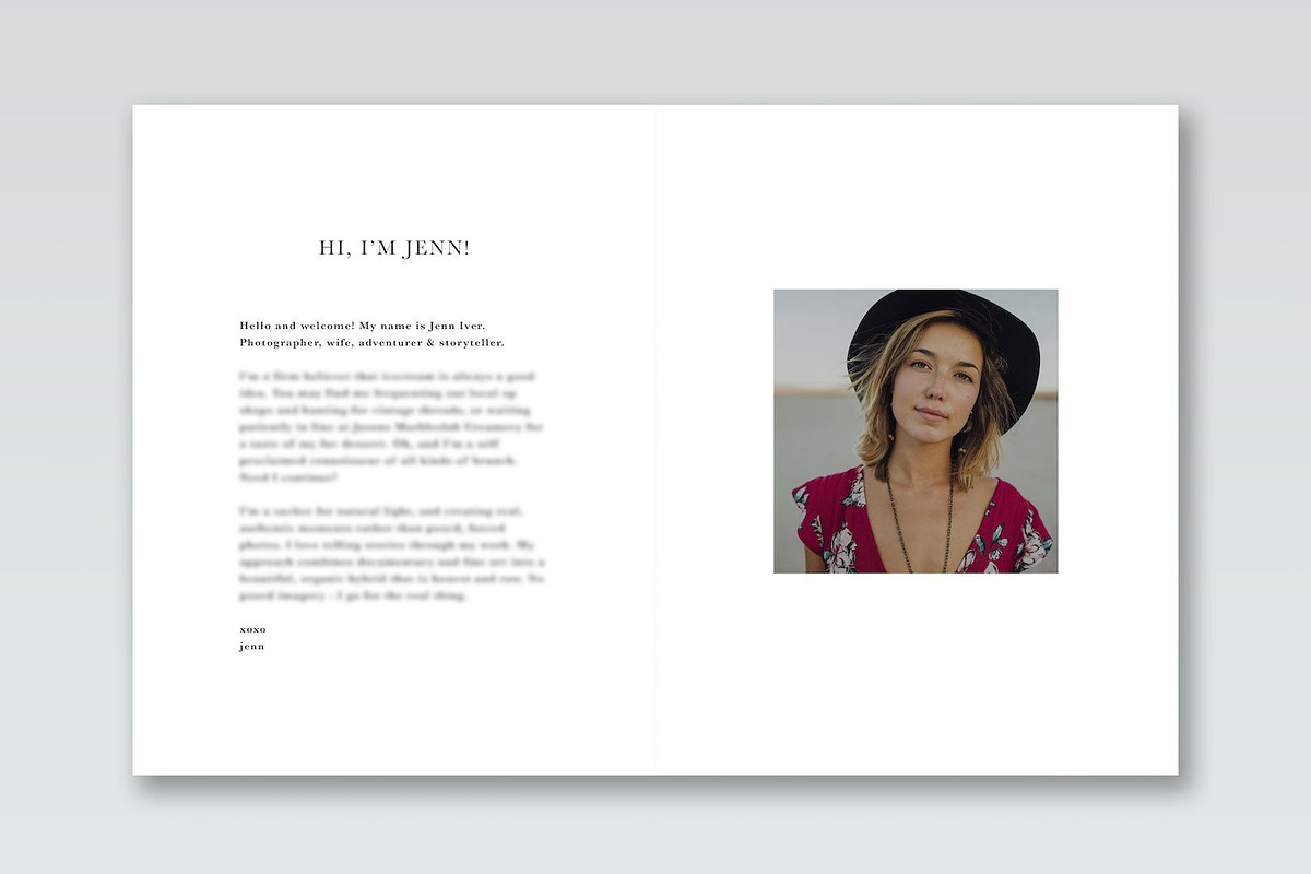 Portrait Photographer Magazine Guide, a Magazine Template by Signature ...
