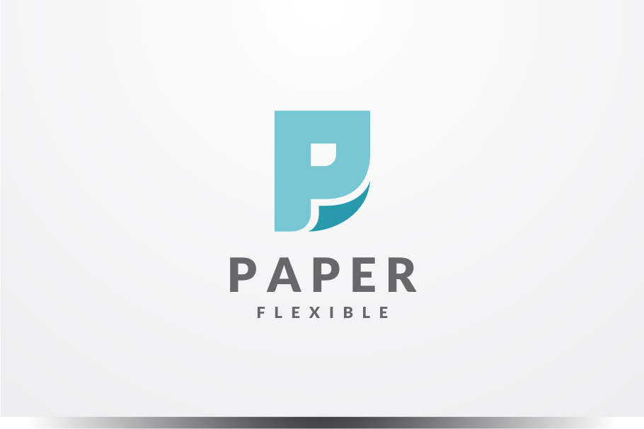 Paper Flexible - Letter P Logo, a Branding & Logo Template by yopie ...