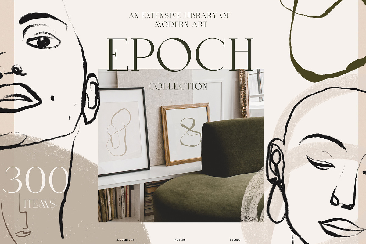 Modern Abstract Line Art Bundle