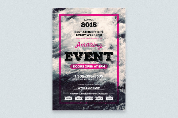 Event Poster Template, a Flyer Template by EDT.Graphics