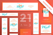 Banners Pack | Fashion Week | Templates & Themes ~ Creative Market