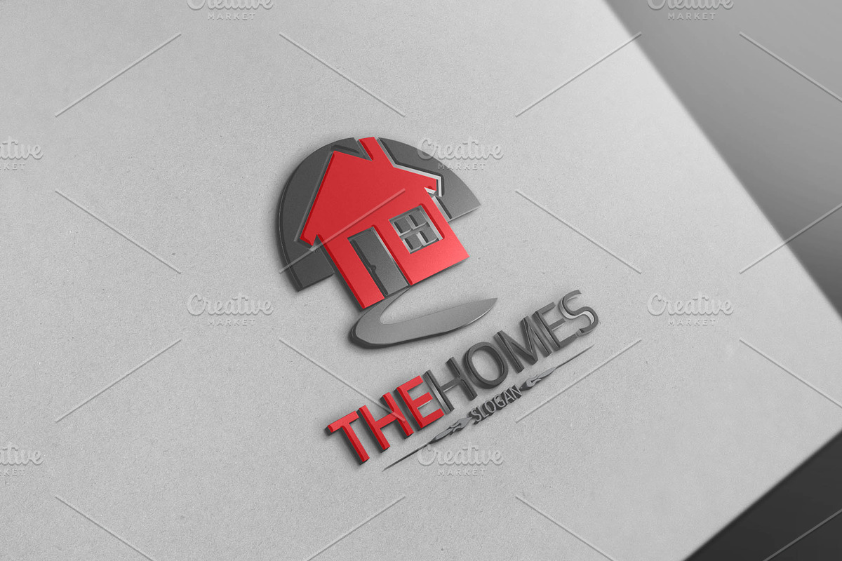 The Homes Logo, a Branding & Logo Template by Josuf Media