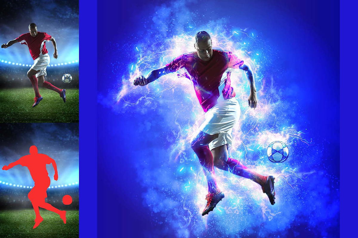Electric Effect Photoshop Action