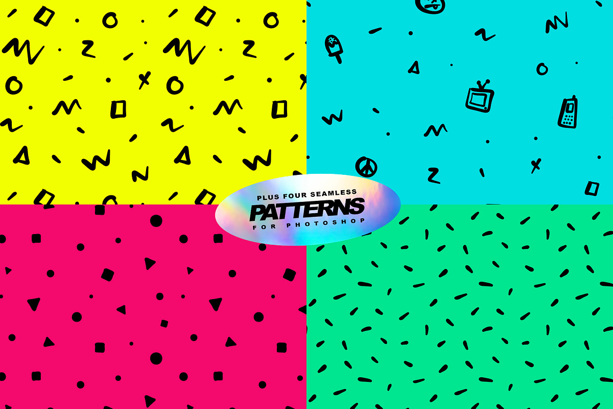 Neo-Retro Font + Extras, a Font by Sam Parrett