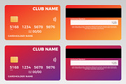Credit Card Vector Template, a Card Template by OlehLila