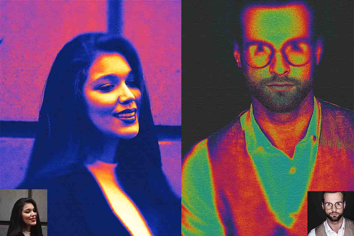 Heatmap Effect Photoshop Action, an Action Add-On by Studio Retouch ...