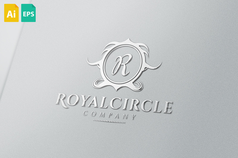 Royal Circle Logo, a Branding & Logo Template by Schneider Design Store